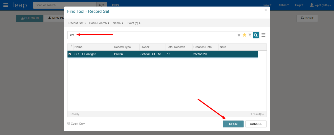 Polaris patron record set 7 – IndyPL Shared System