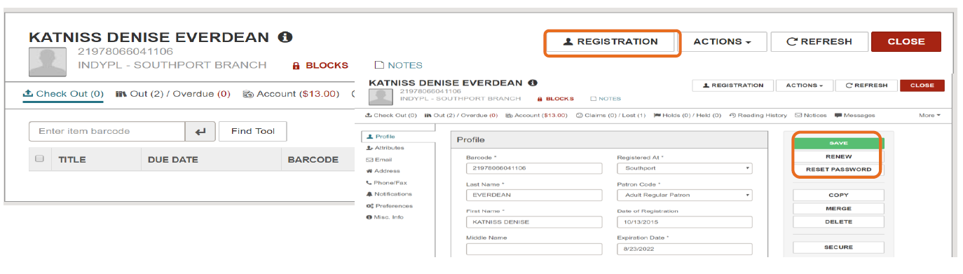 Patrons: Editing – IndyPL Shared System