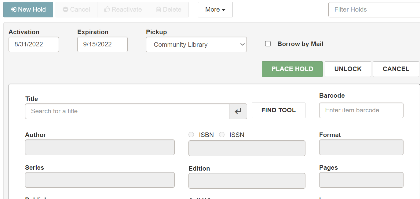 Holds: How to Request – IndyPL Shared System